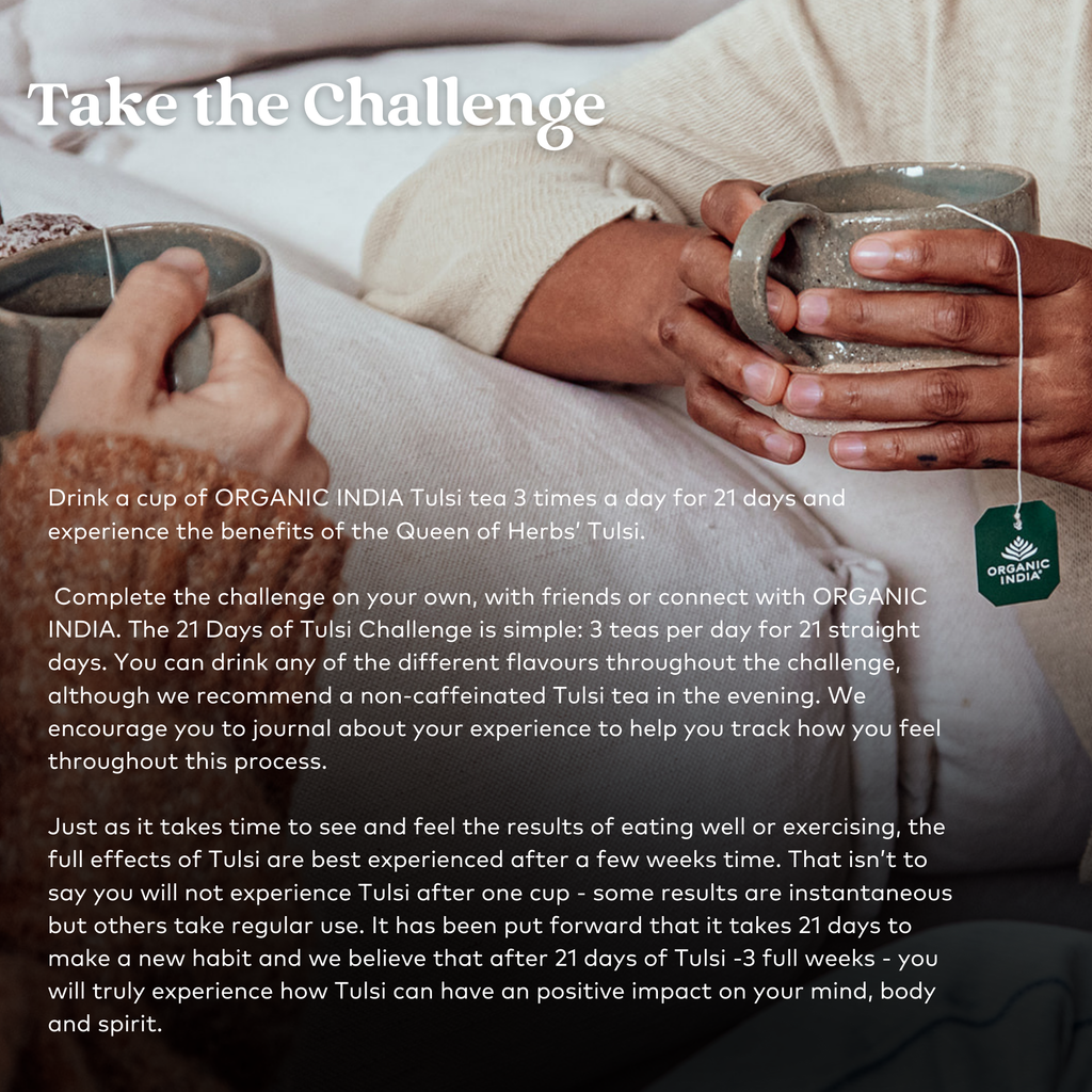 21 Day Tulsi Challenge – Organic India Australia