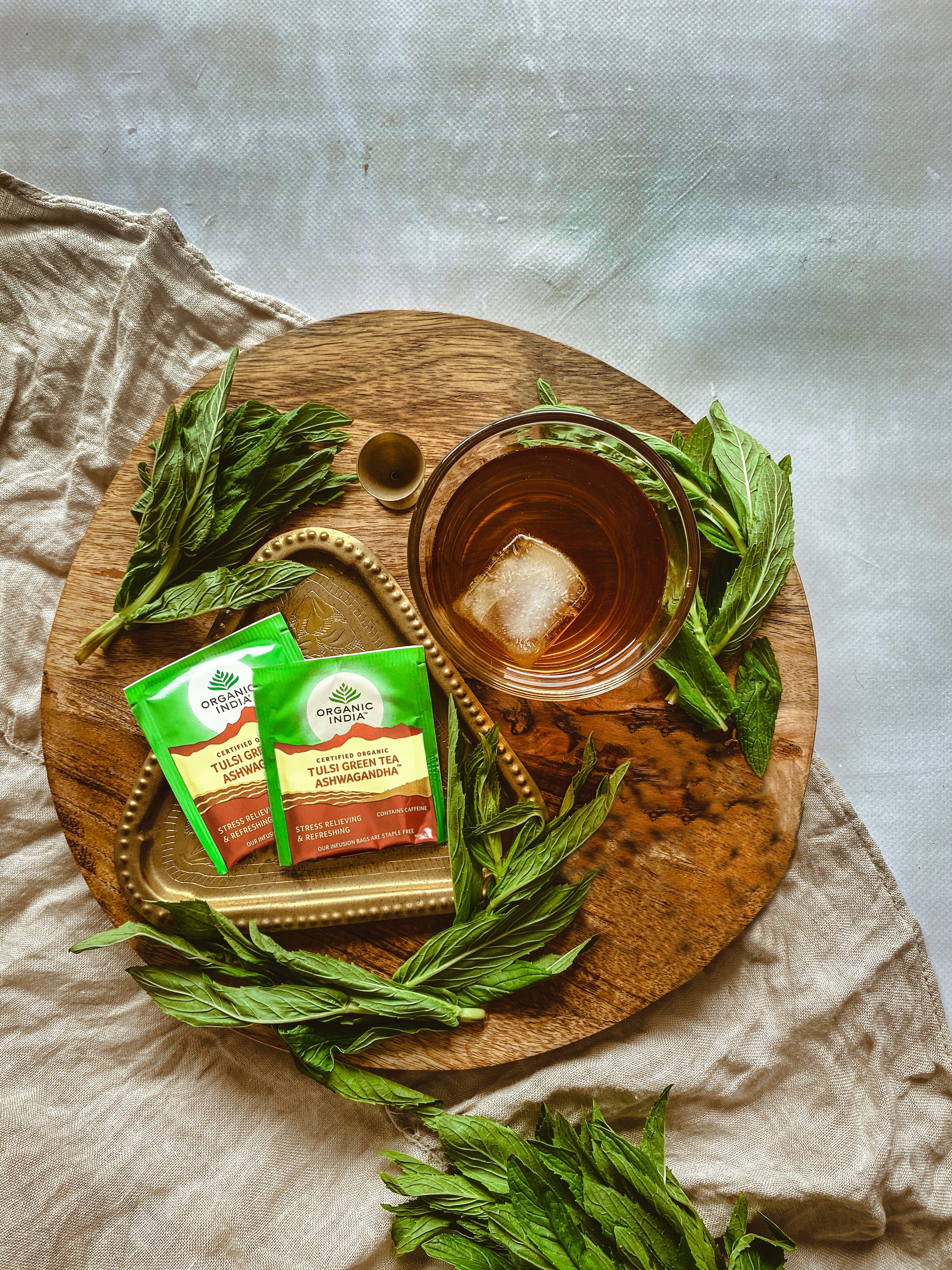 Tulsi Green Tea Ashwagandha | ORGANIC INDIA Herbal Tulsi Teas – Organic ...