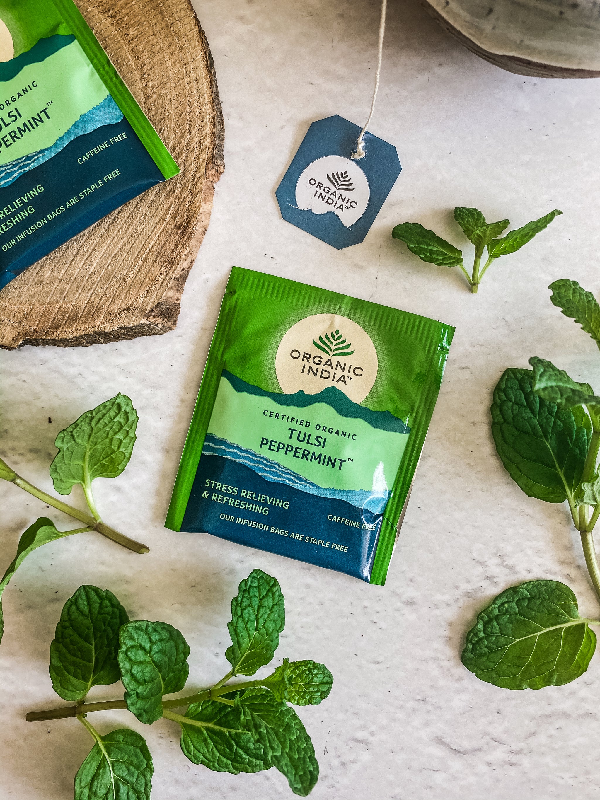 Tulsi Peppermint | ORGANIC INDIA Herbal Tulsi Teas – Organic India ...